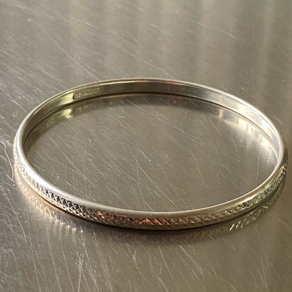 Jewelry | 925 Thailand Sterling Silver Bangle Bracelet | Poshmark